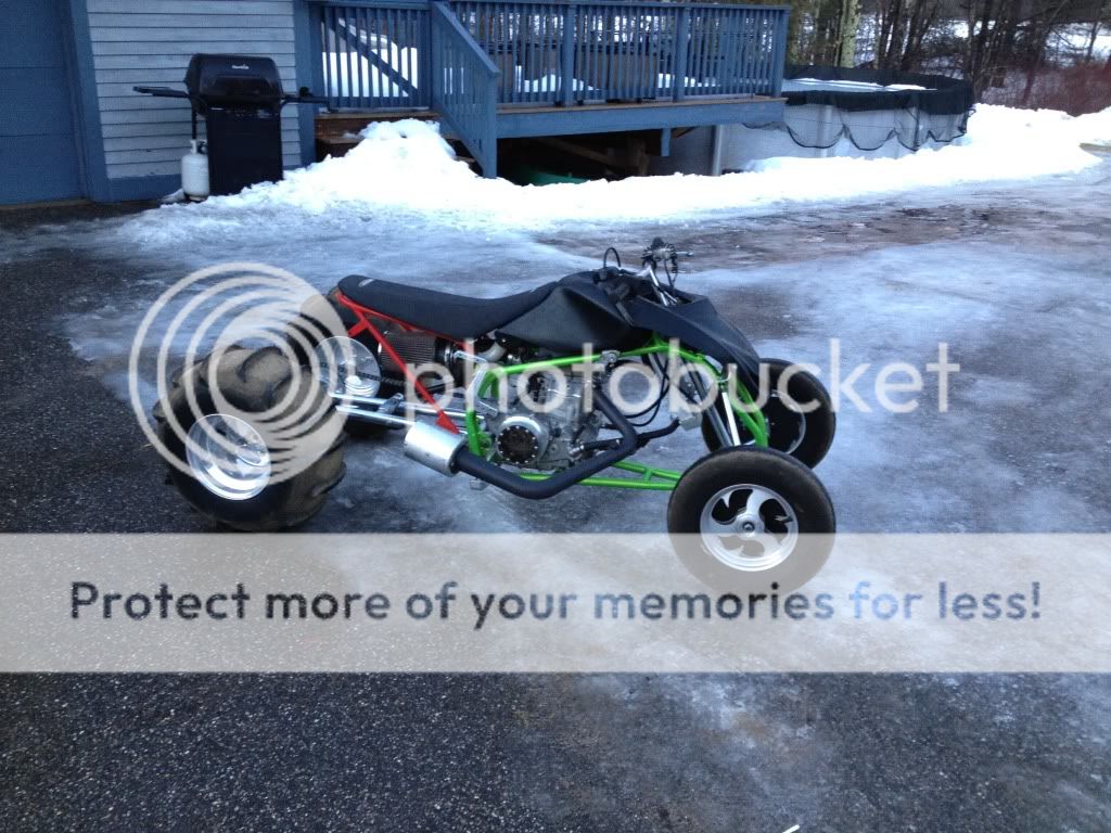 Updated pics of my 613 drag quad | Honda TRX 450R