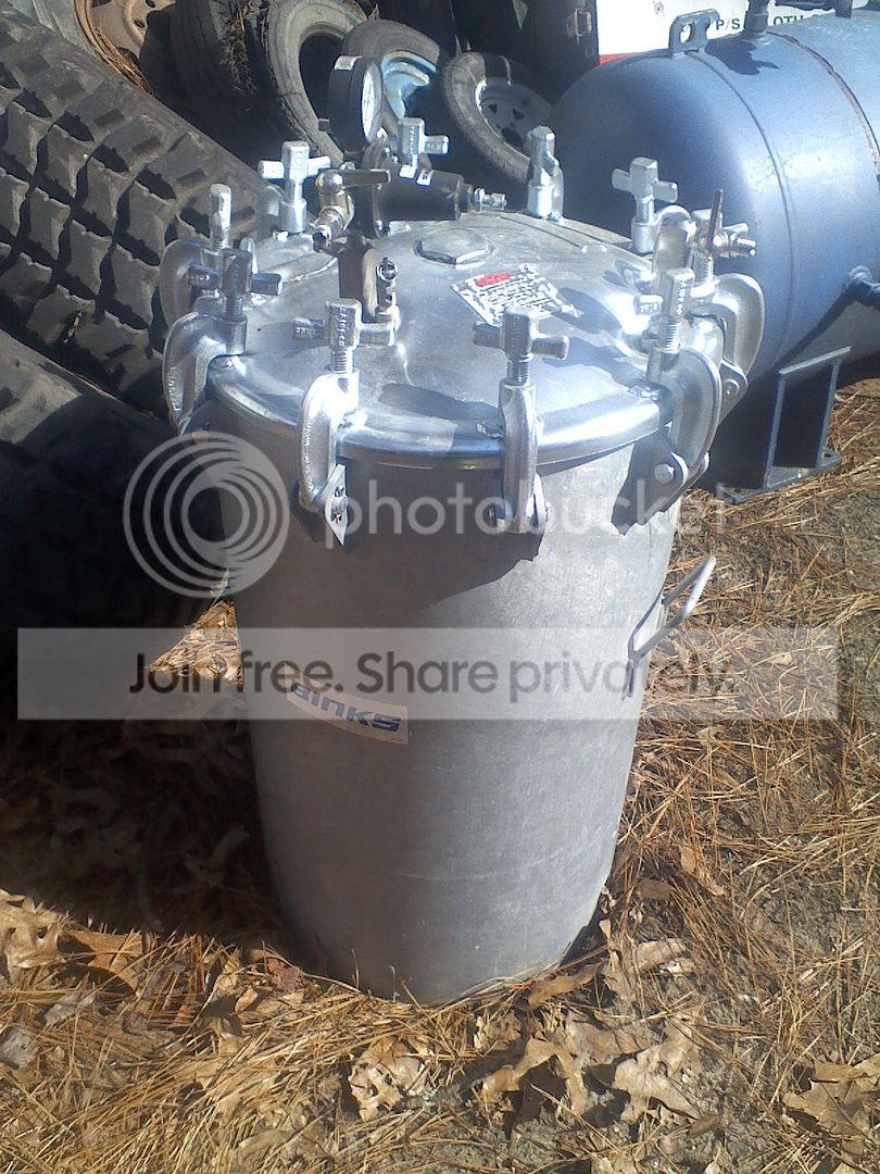 Machinery for Sale or Wanted | Binks 30 Gallon Pressure Paint Pot NEW ...