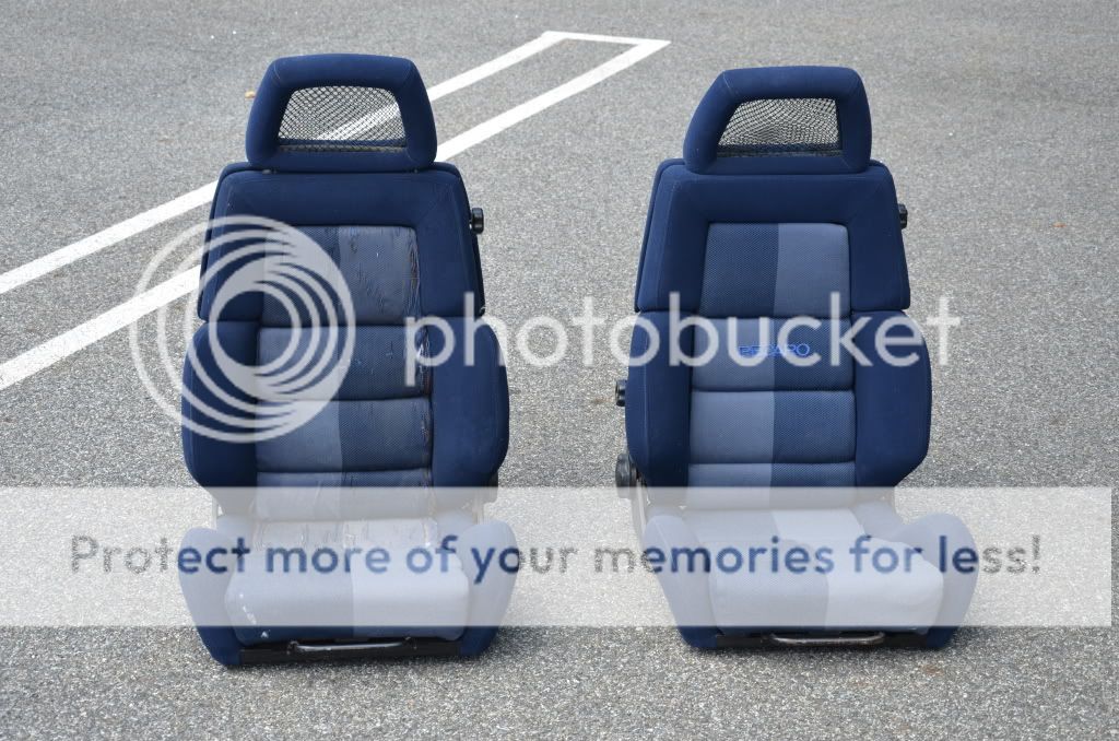 Single & Pair Older School Blue Recaro Seats... | VW Vortex ...